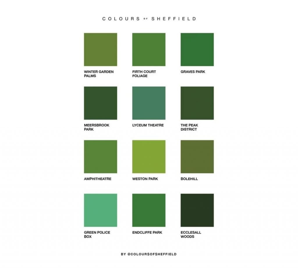 Spectrum Colours Of Sheffield - Print - Colours Of